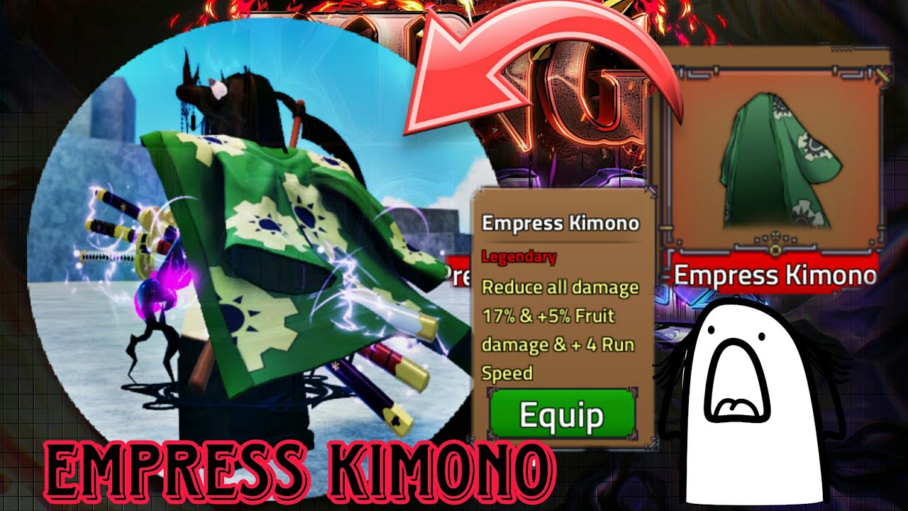 empress kimono king legacy showcase - YouTube