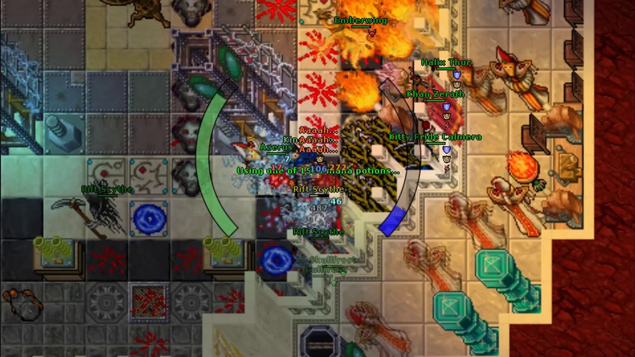 [ Tibia ] Yalahar Azerus - Calmera April 28 2018 - King Zamo - YouTube