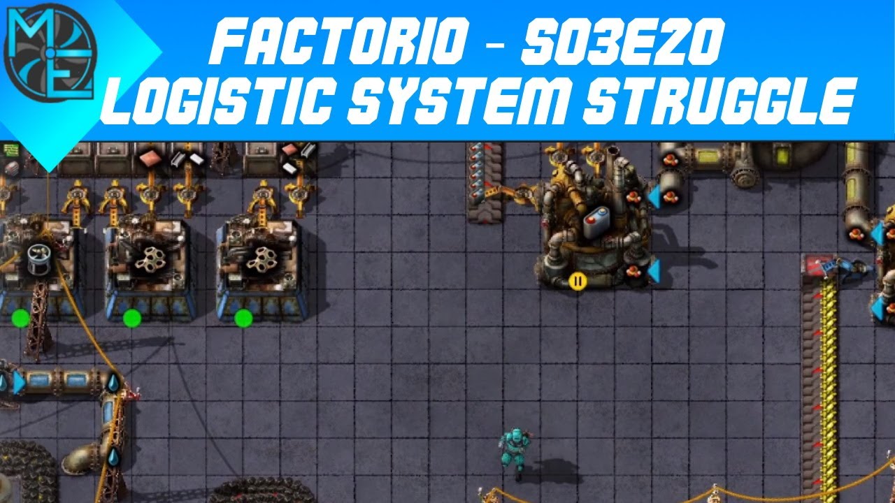 Factorio - S03E20 - Logistic System Struggle - YouTube