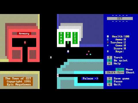 An introduction to Town of ZZT - YouTube
