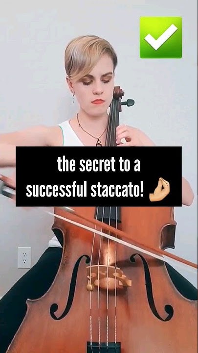 How to Practice Staccato Notes on Cello | #CelloTipThursday - YouTube