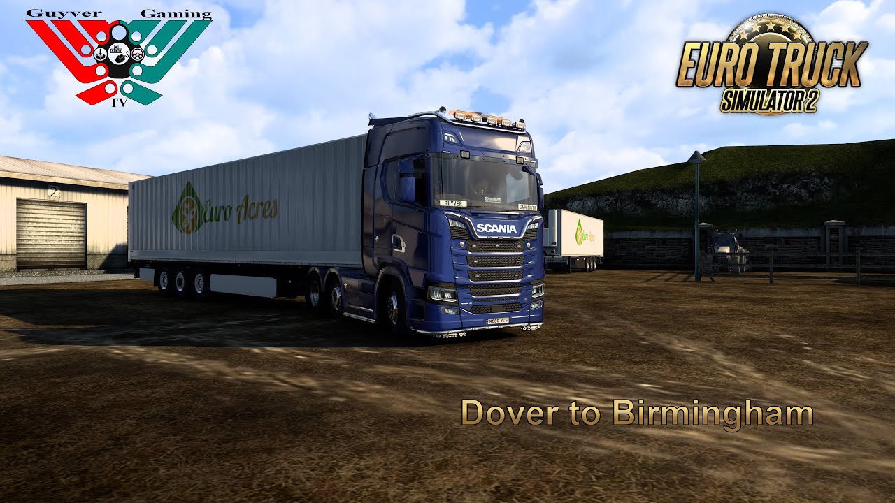 Euro Truck Simulator 2 ¦ Dover to Birmingham - YouTube