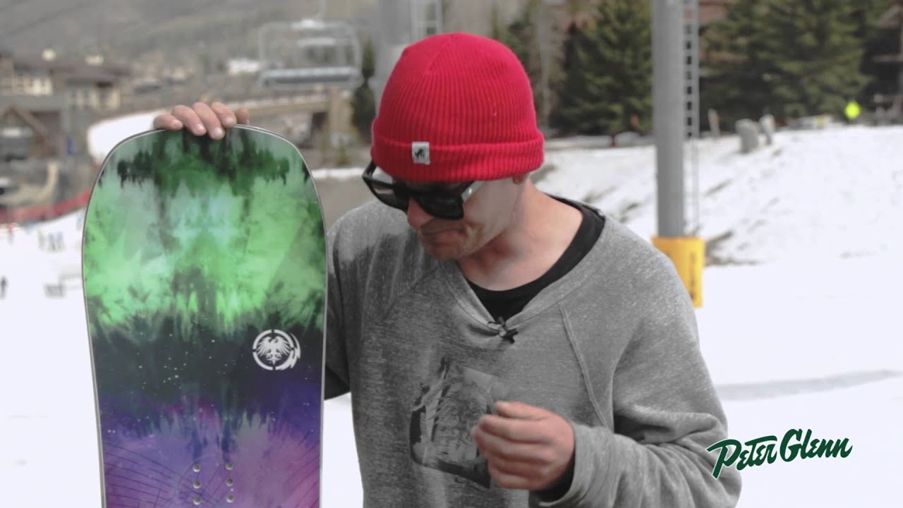 2016 Never Summer Funslinger Snowboard review by Peter Glenn - YouTube