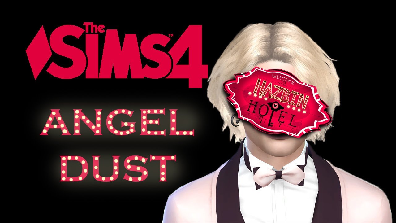 Angel Dust из отеля хазбин в симс 4 | создание персонажа/create a sim ...