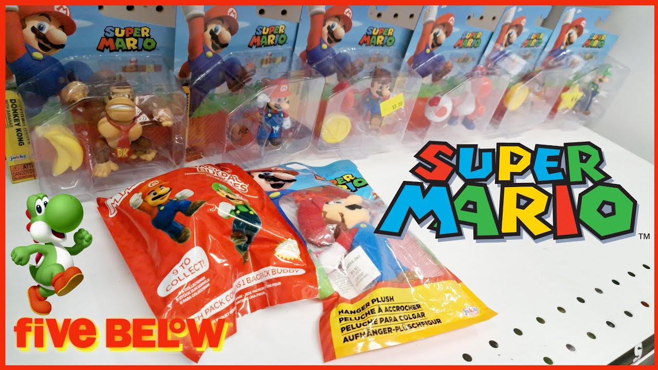 Super Mario New Toys Power-Up at Five Below - YouTube