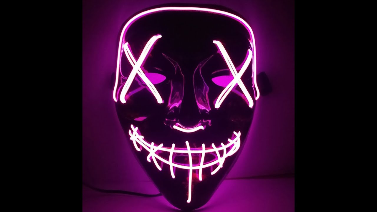 K.U.B.A.N.E.C (LED) Luminous Flashing Face Mask-Crazy video - YouTube