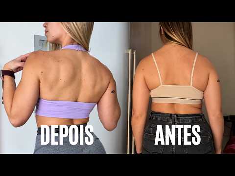 5 Exercícios que Transformaram minhas COSTAS | Com Elásticos em Casa
