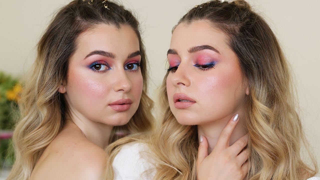 Machiaj colorat pentru festival / noua gama OnColour Oriflame - YouTube