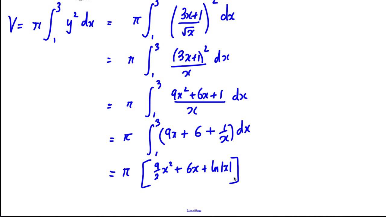 Integration Exam Style Question 9 - YouTube