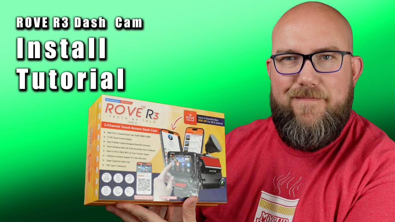 Rove R3 Dash Cam Setup & Installation Guide: App Setup, Camera Mounting, & Hidden Wiring ...
