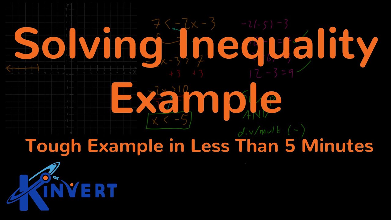 Tough Linear Equation Inequality Solution in Less Than 5 Minutes - Pre ...