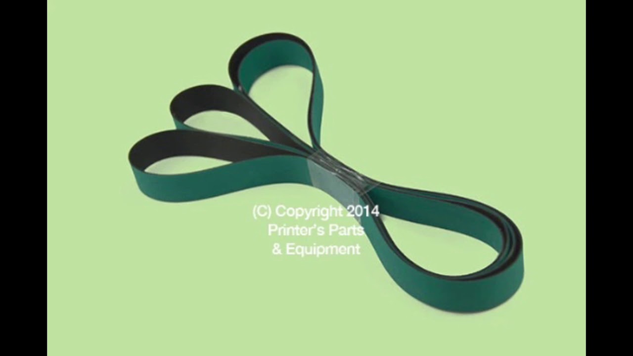 Belts for Offset Printing - YouTube
