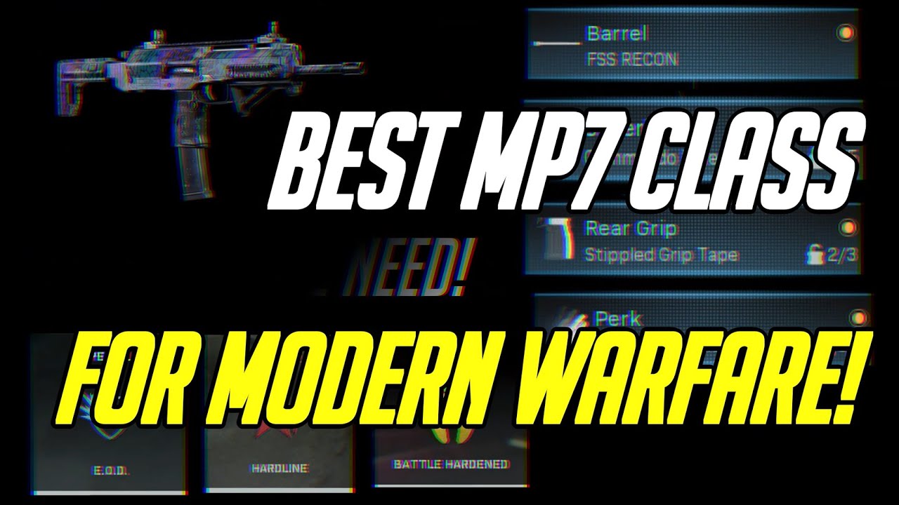 the BEST MP7 Class Setup In Modern Warfare! (Get Chopper gunner's ...