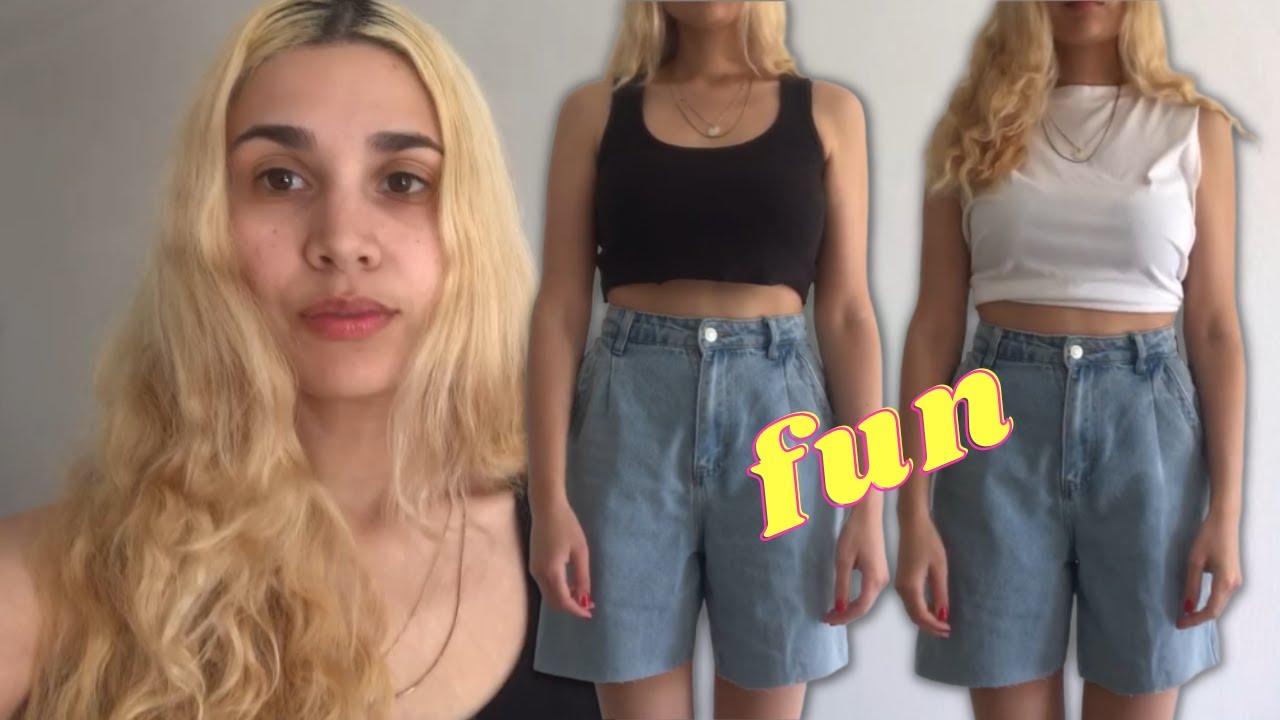 MAKING UGLY JEANS CUTE CHALLENGE - YouTube