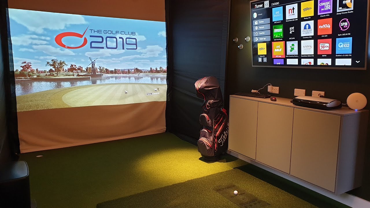 Setanta Golf Simulator Pod - YouTube
