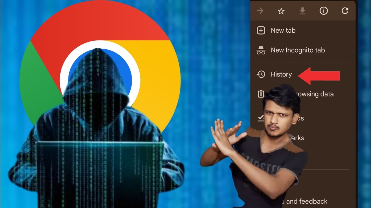 chrome browser ki history kaise delete kare | Learn sign deaf | - YouTube