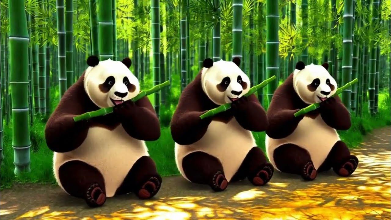 Counting with Pandas 🐼 | 10 Little Pandas Nursery Rhymes for Kids - YouTube