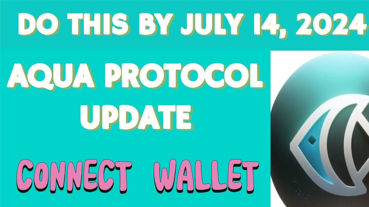 AQUA PROTOCOL UPDATE // CONNECT YOUR TON WALLET // HOW TO CONNECT MY ...