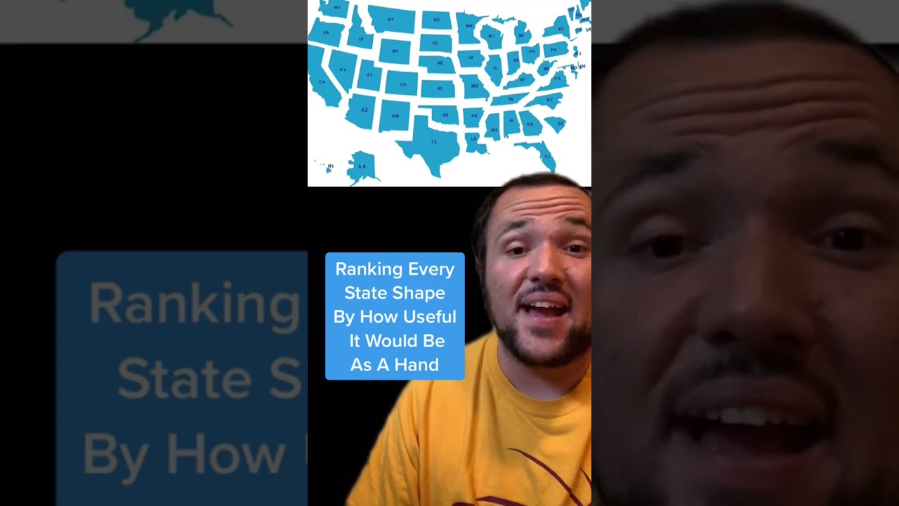 Ranking Every US State Shape By How Useful It Would Be As a Hand - YouTube