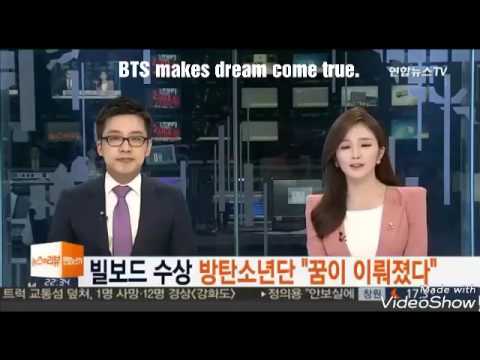 [Eng sub] Korean news BTS win the Billboard award.