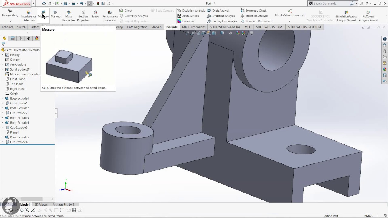 Sliding Shaft Mount II SolidWorks 2020 II 2D to 3D - YouTube