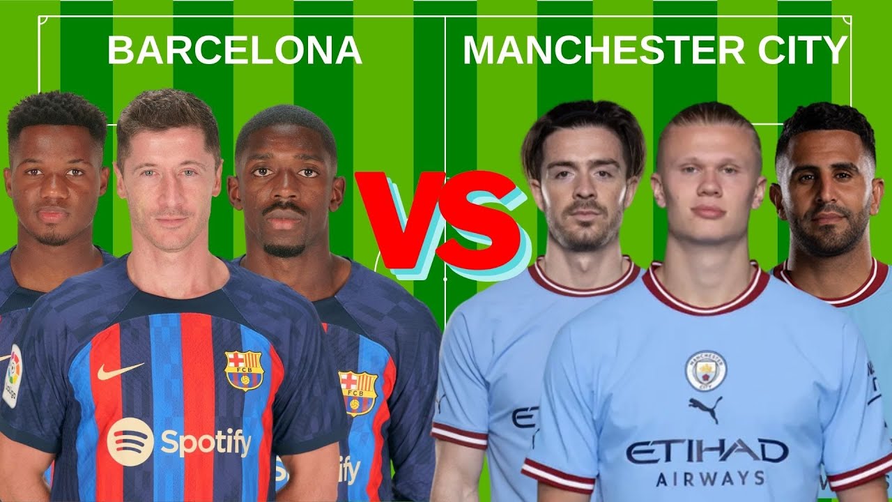 Barcelona Trio 2023 VS Manchester City Trio 2023 🔥 ULTIMATE VS 🔥 ...