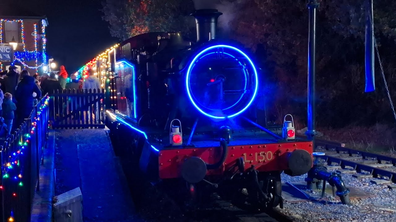 Epping Ongar Railway Christmas Lights Fantastic | 17/11/24 - YouTube