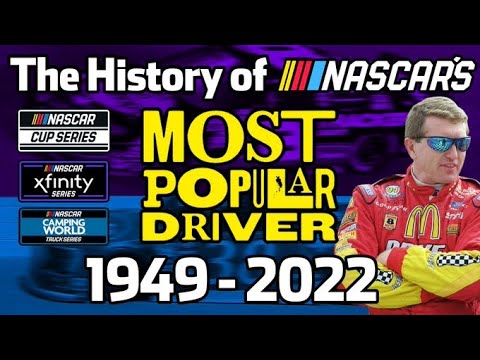 The History of NASCAR's Most Popular Drivers - YouTube