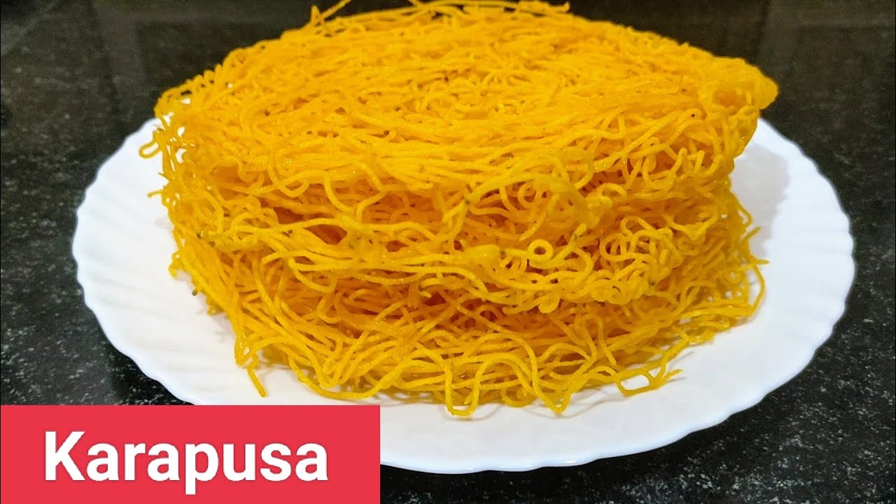 సింపుల్ అండ్ క్విక్ గ కారపూస ఇలా ట్రై చేయండి Karapusa #karapusa #snack ...