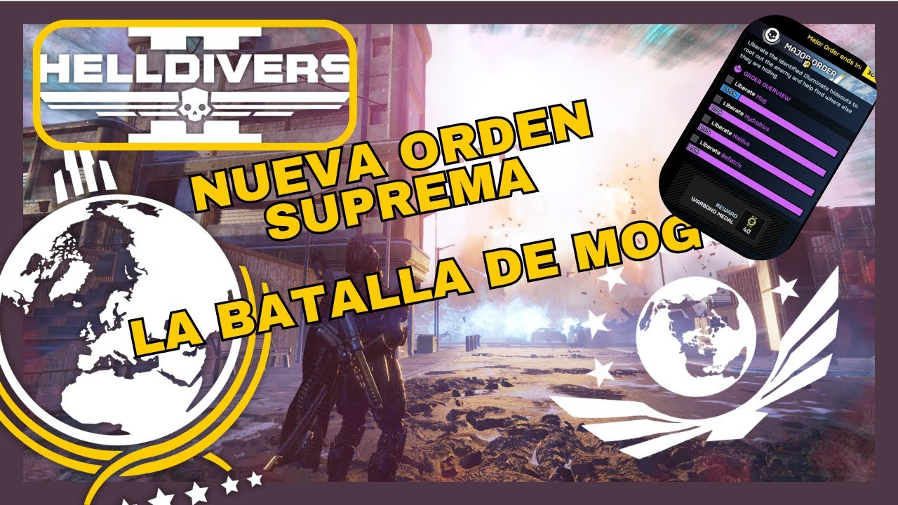 Helldivers II – Caza Iluminada: ¡La Guerra se Enciende en MOG! - YouTube