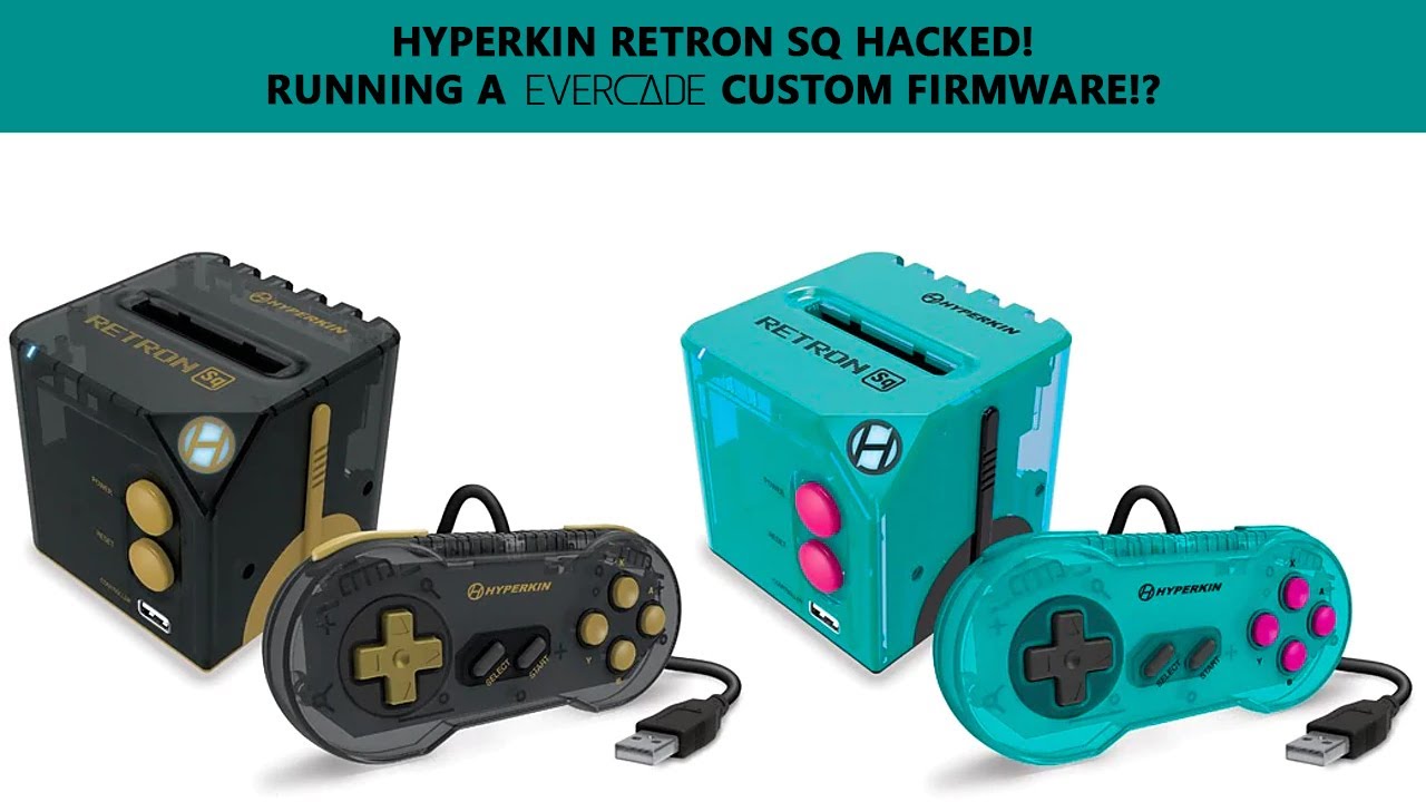 Hyperkin Retron Sq Hacked! Running a Evercade custom Firmware!? - YouTube