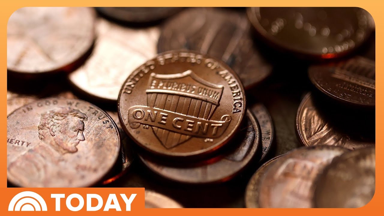 US Mint Presses its Final Penny as Production Comes to an End - YouTube