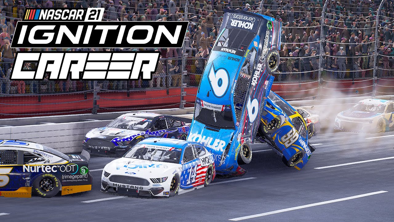 WHAT JUST HAPPENED?! THIS IS INCREDIBLE... - NASCAR 21: Ignition Career ...