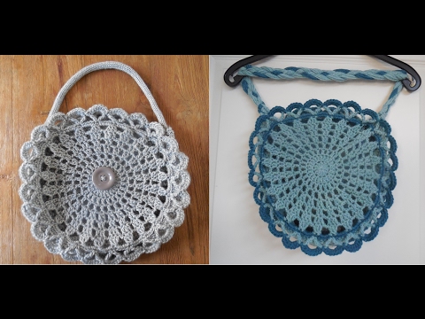 Haken tutorial: WC rolhouder tasje - YouTube