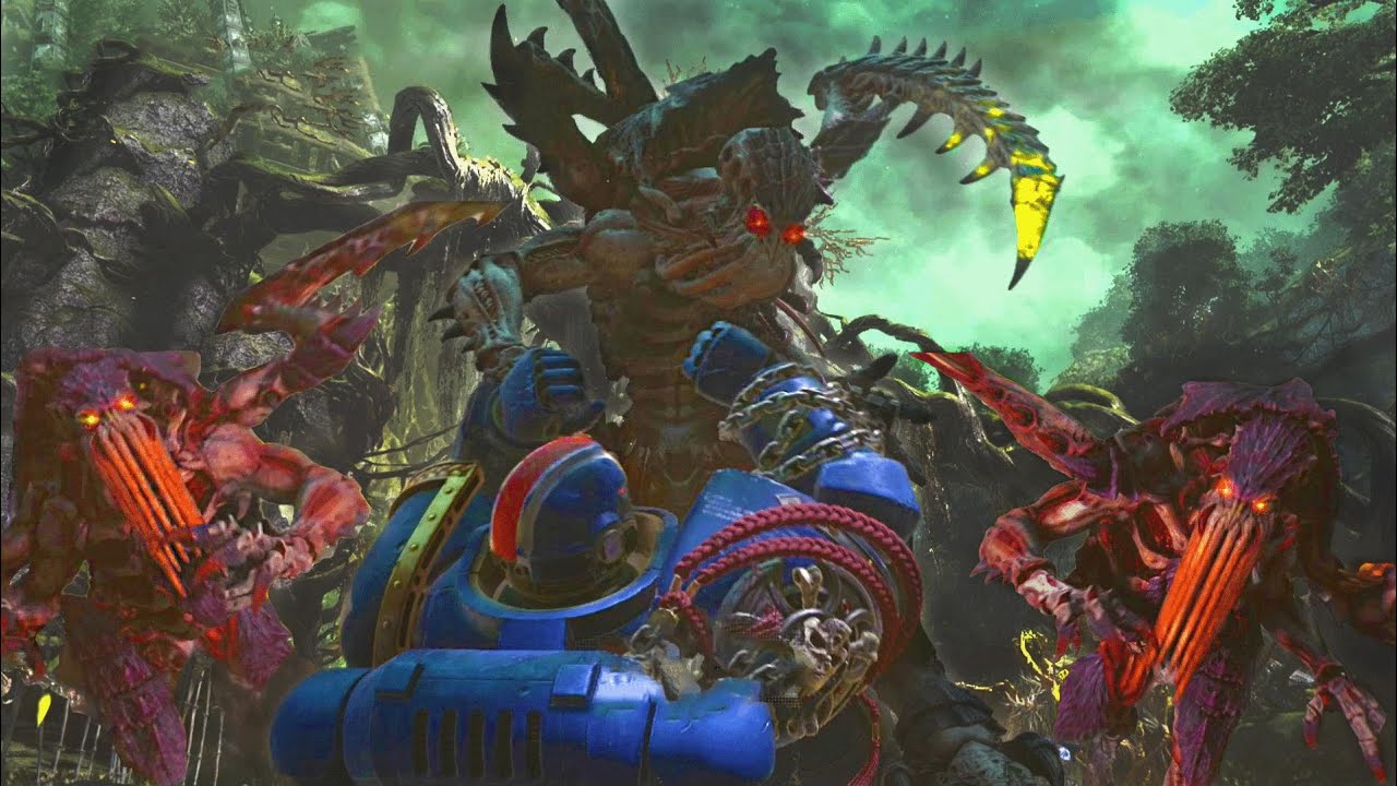 TYRANIDS HAVE PREDALIENS-WARHAMMER 40K SPACE MARINE 2 PT.8 - YouTube