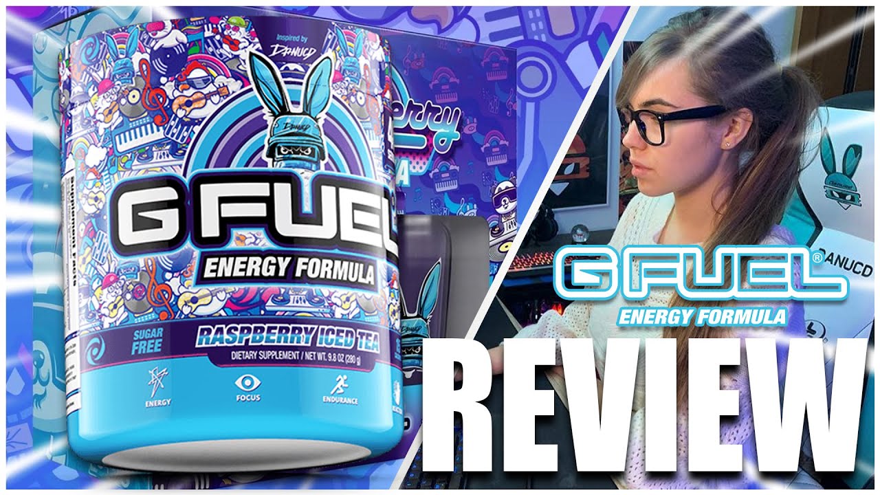 DanucD x G FUEL Raspberry Iced Tea Review feat. CervelliPlays - YouTube
