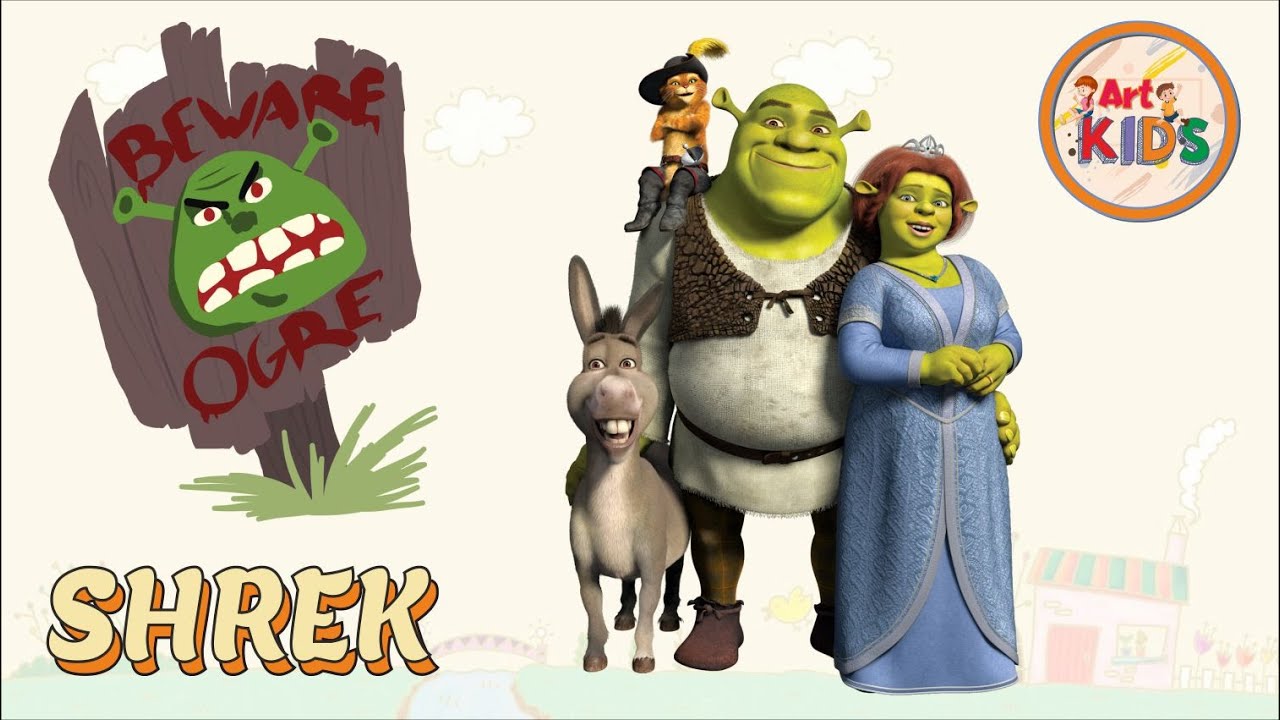 How To Draw Shrek EASY Tutorial - YouTube