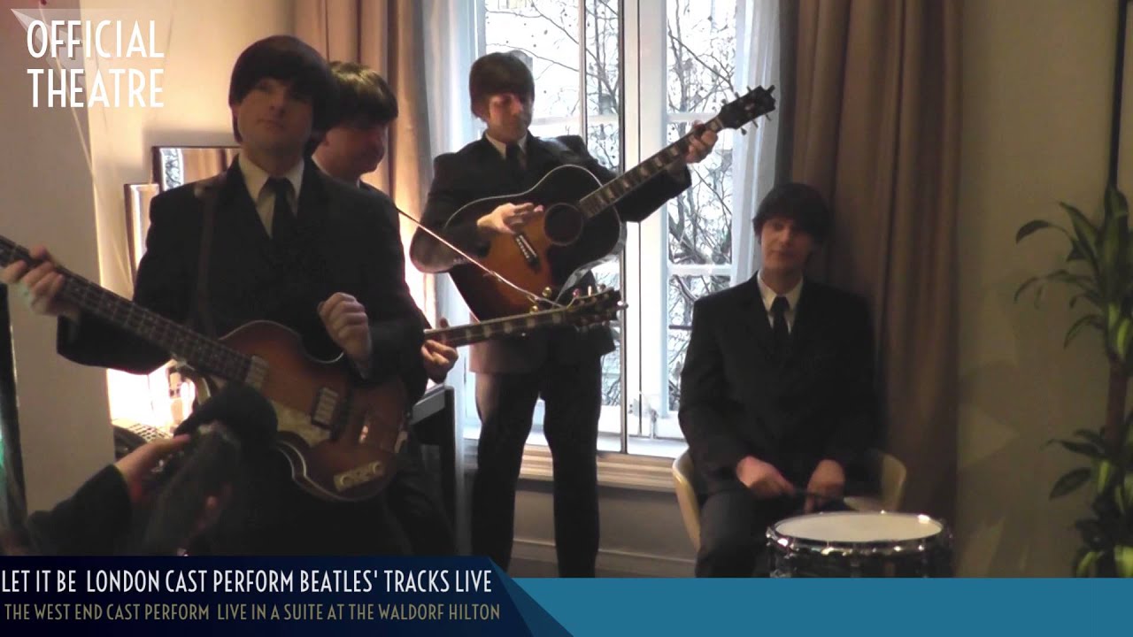 Let It Be cast perform Beatles Tracks - YouTube