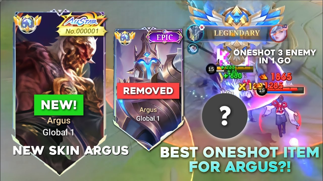 I CAN'T WAIT TO USE ARGUS ALLSTAR SKIN WITH THIS ONESHOT ITEM SOON ...