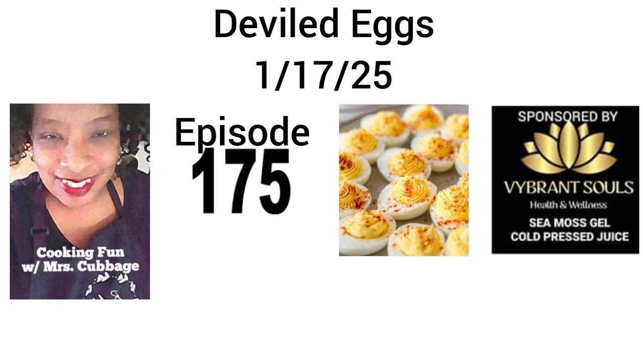 #175 Cooking Fun w/ Mrs. Cubbage:: 1/17/25 Deviled Eggs - YouTube