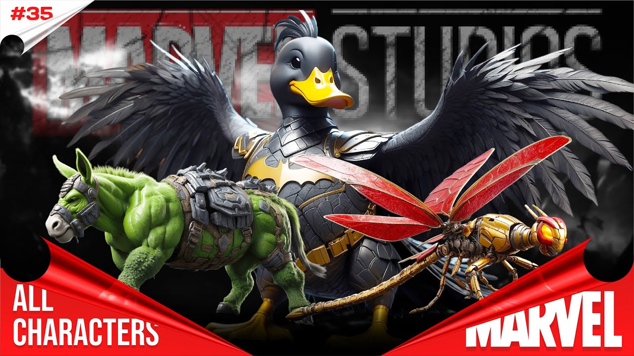 COMPLICATIONS OF MARVEL DC Superheroes But Become INCREDIBLE ANIMAL ...