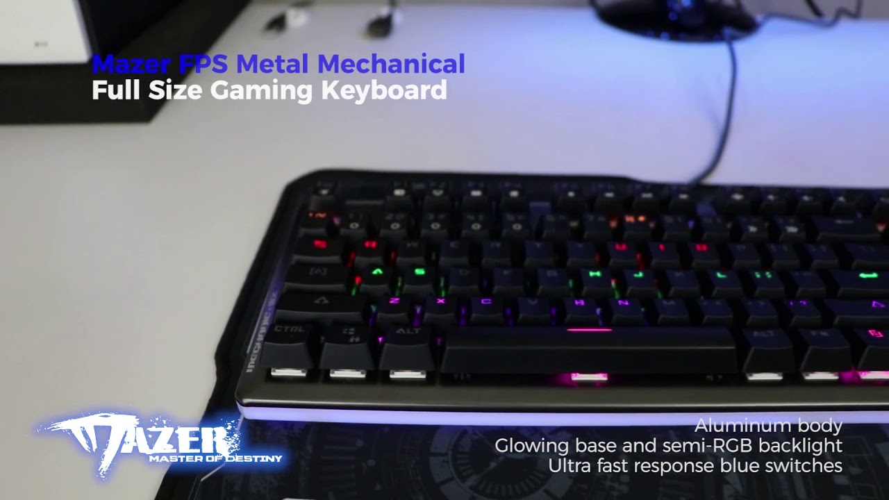 E-Blue Gaming Keyboards - YouTube