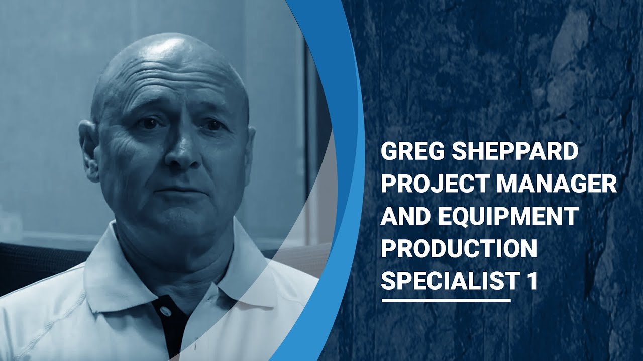 Greg Sheppard, Project Manager and Equipment Production Specialist ...