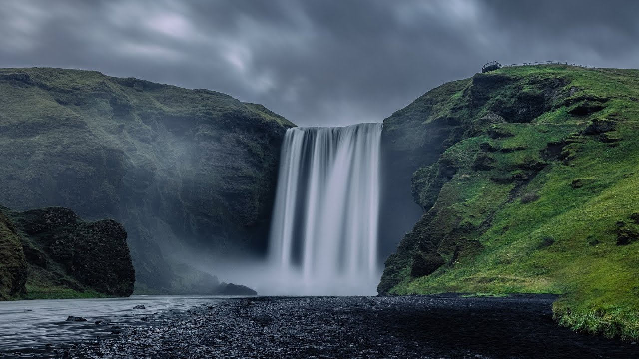 The spectacular Skogafoss Waterfall in Iceland in 4K video - YouTube