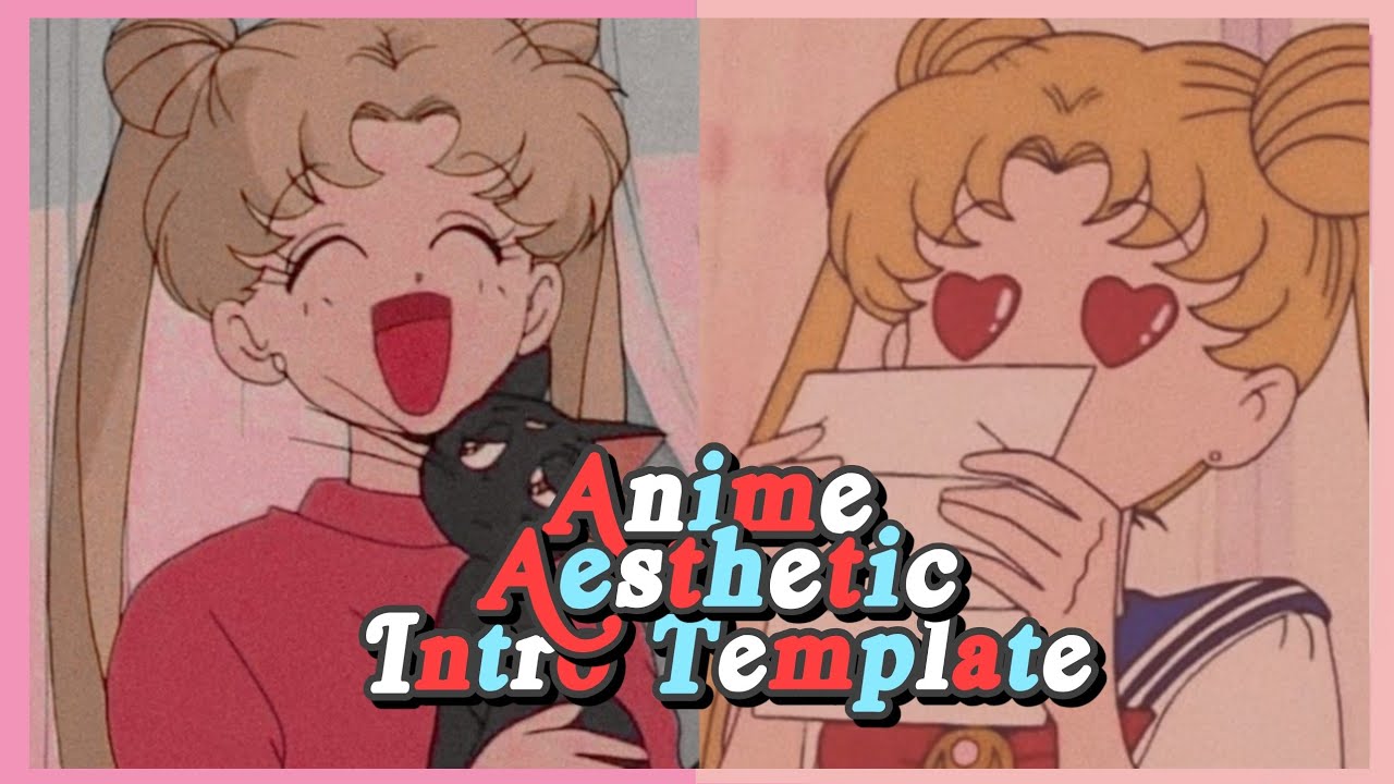 ANIME AESTHETIC INTRO TEMPLATE FREE - YouTube