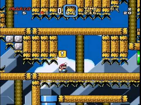 SMW Custom Level - Touch Fuzzy, Get Kaizo Preview - YouTube