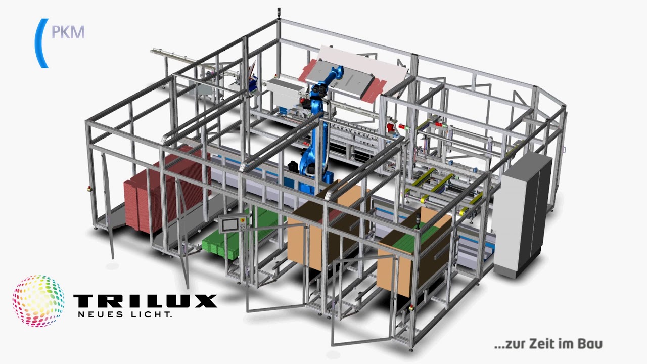 YASKAWA PKM Trilux - Offline Simulation with YASKAWA Offline Software ...