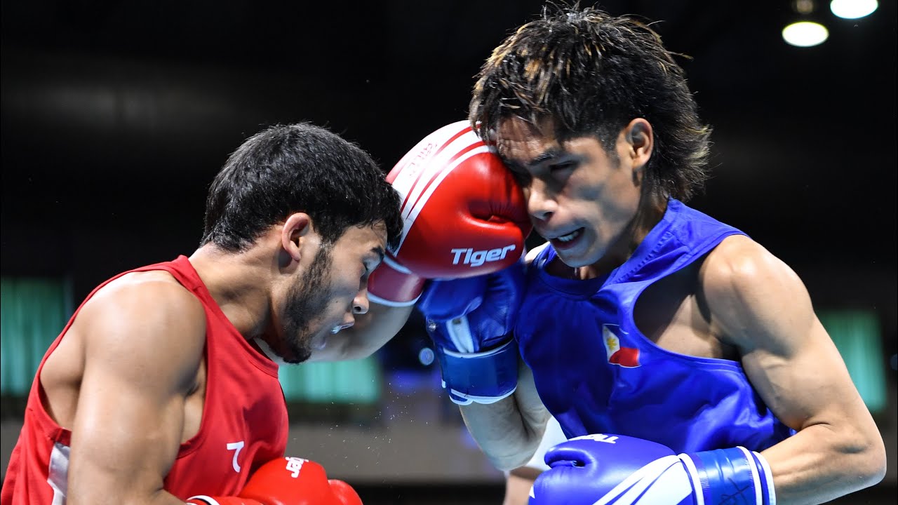 Shodiyorjon Melikuziev (UZB) vs. Jay Bryan Baricuatro (PHI) Asian Championships 2024 SF's (48kg ...