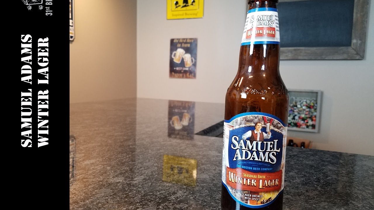 Samuel Adams Winter Lager Beer Review 2017 - YouTube