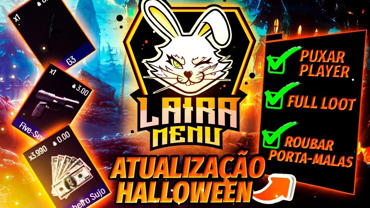 NOVA ATUALIZAÇÃO DO MEU MOD MENU NO GTA RP! (LAIRA MENU) - YouTube